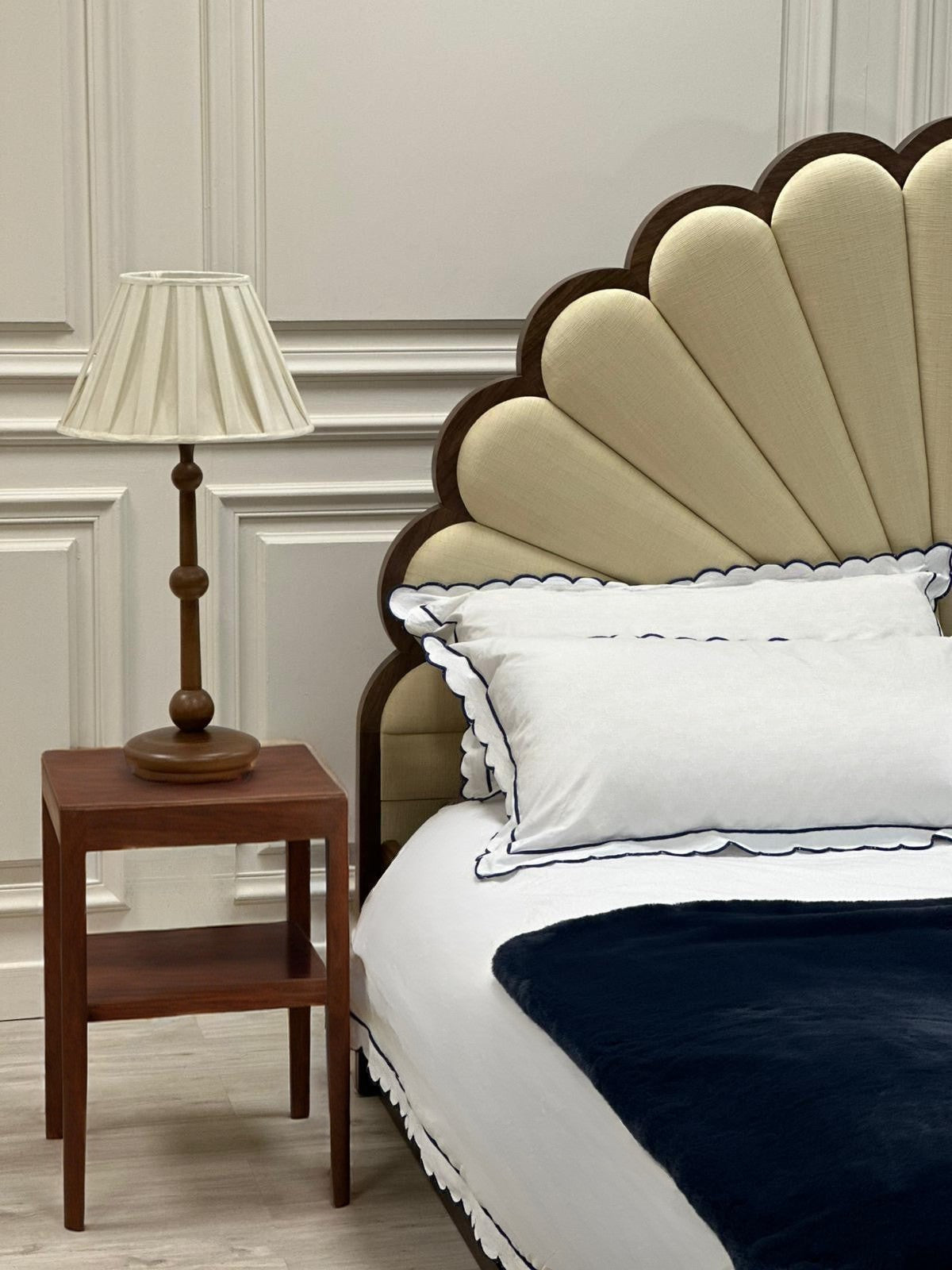 Fan Headboard & Bed – Clock House Furniture