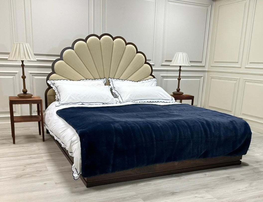 Fan Headboard & Bed – Clock House Furniture